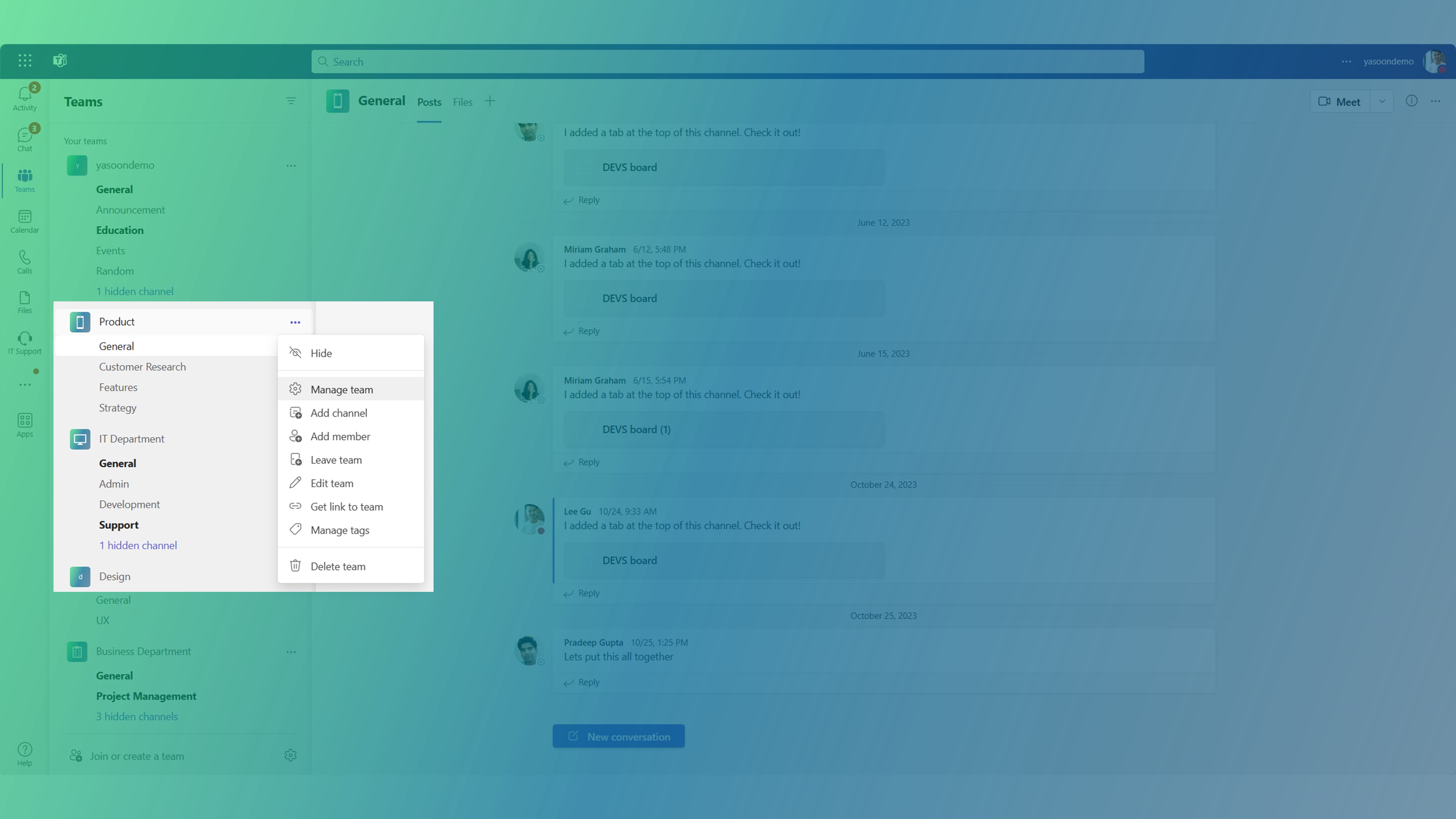 Teams app installation issues
