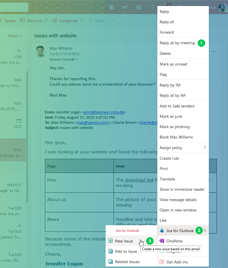 Email: How do I pin the add-in in Outlook on the Web/New Outlook